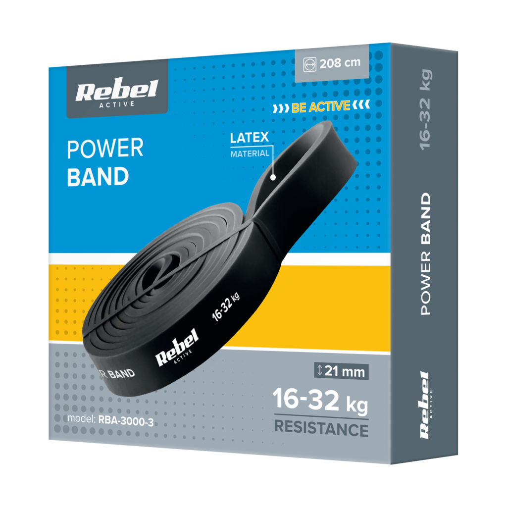 Latex exercise band - Power Band PL-3 RBA-3003-3 - KVH Malta